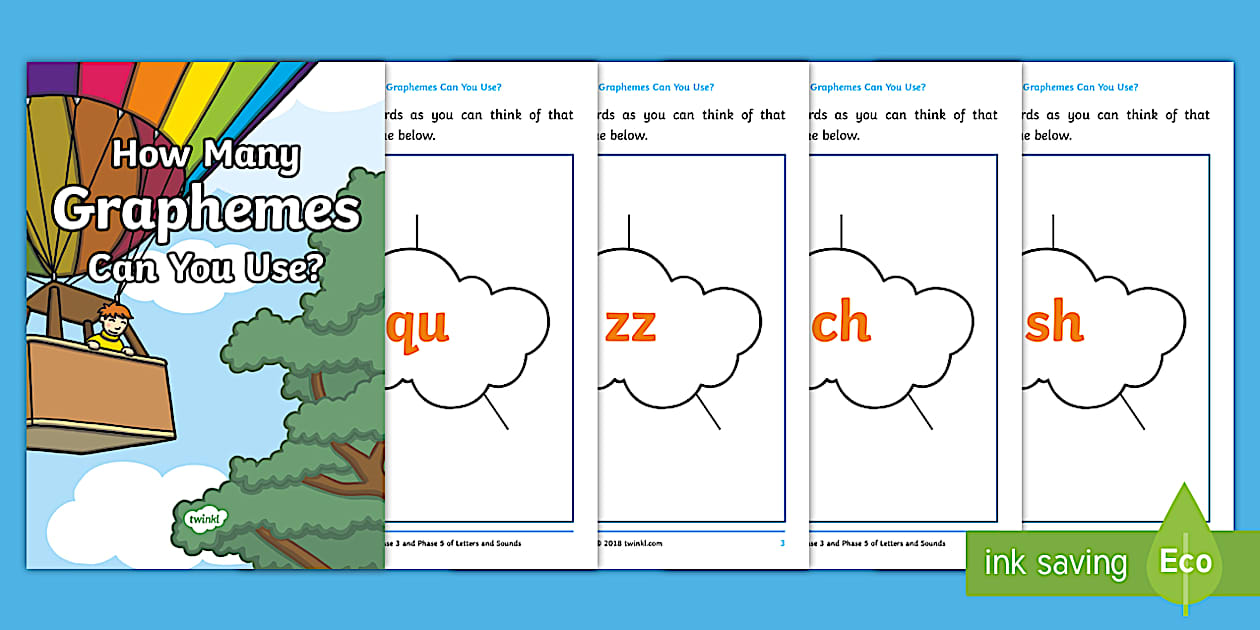 How Many Graphemes? Activity Booklet (teacher made) - Twinkl