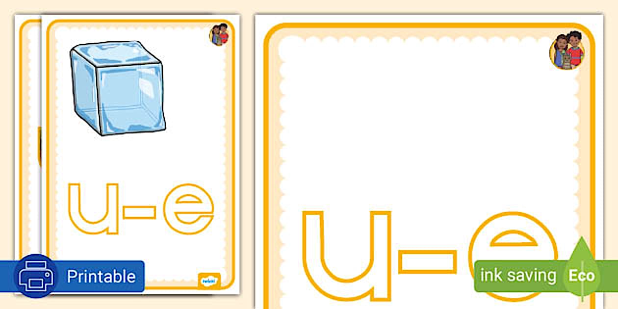Grade 2 Phonics: u-e Sound Posters (teacher made) - Twinkl