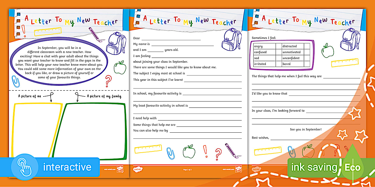 Learn How To Write A Letter To A Teacher From A Student