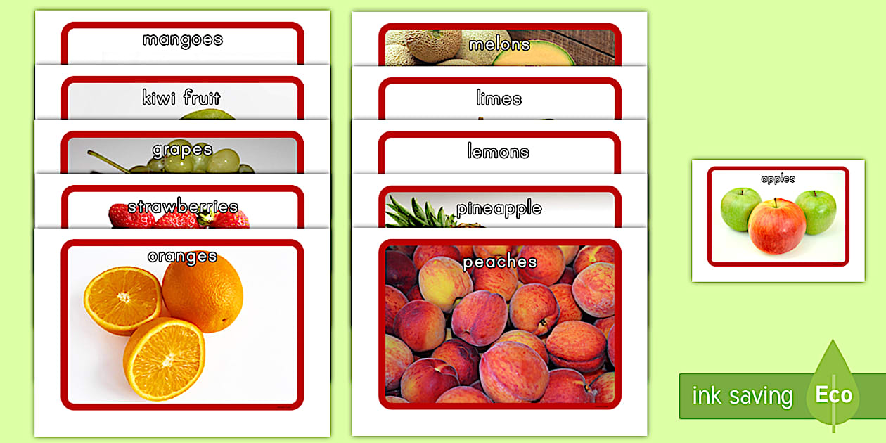 Fruit Posters (teacher made) - Twinkl