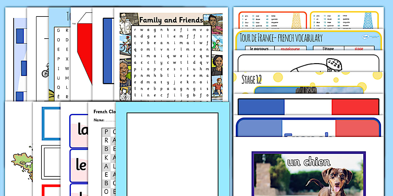 France Celebration Resource Pack (Hecho por educadores)