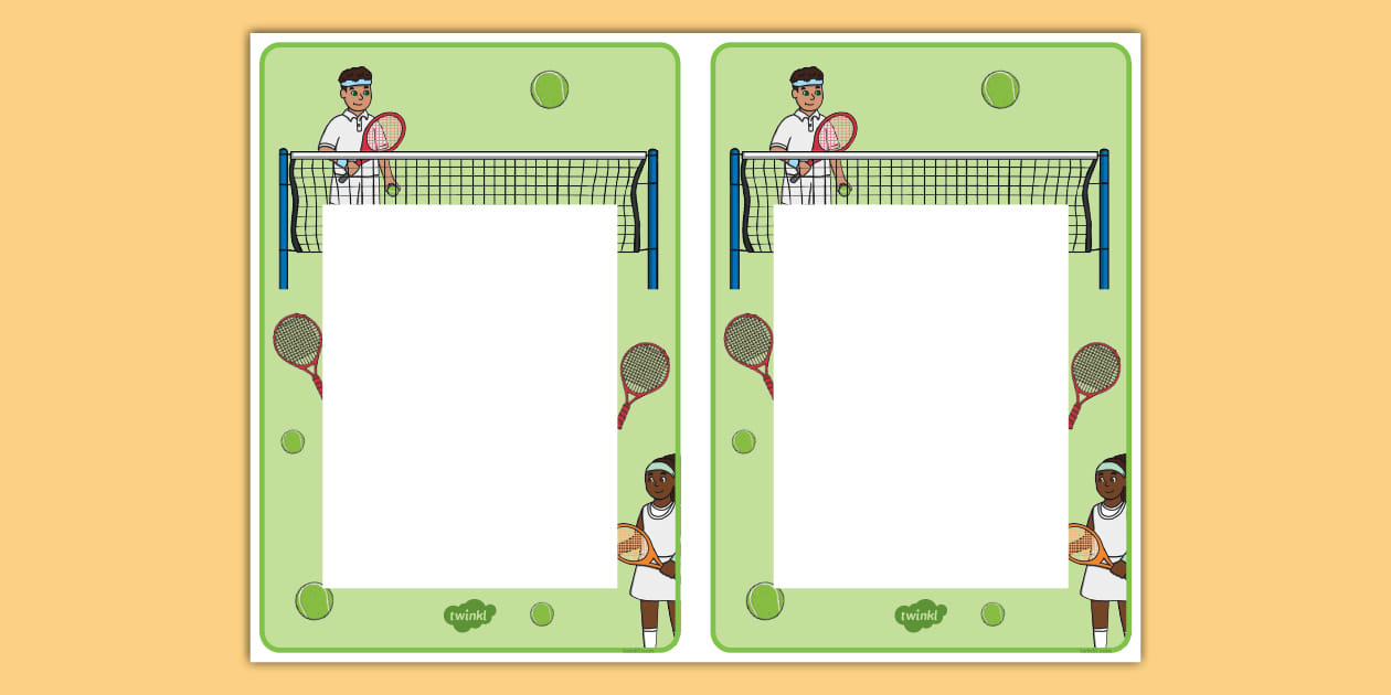 Wimbledon-Themed Notes Editable (teacher made) - Twinkl