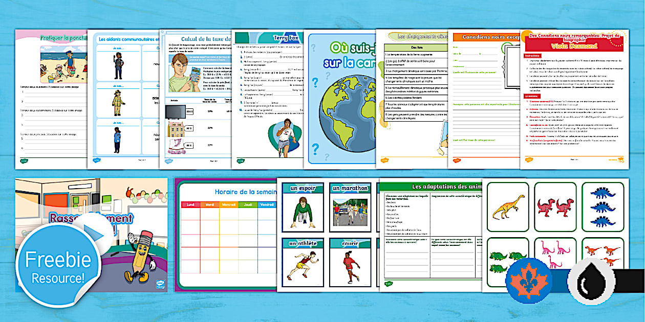 Canada Taster Resource Pack French (Hecho por educadores)