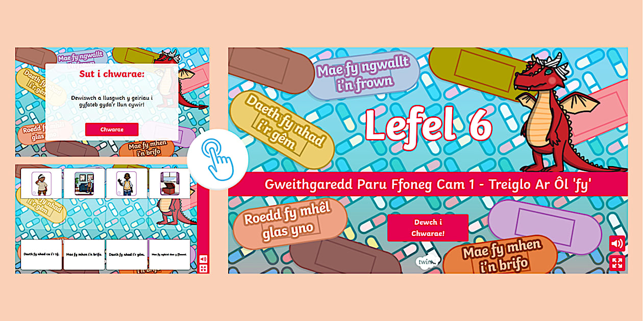 Geiriau Ffoneg: Cam 1 - Lefel 6 - Treiglo Ar Ôl 'fy'