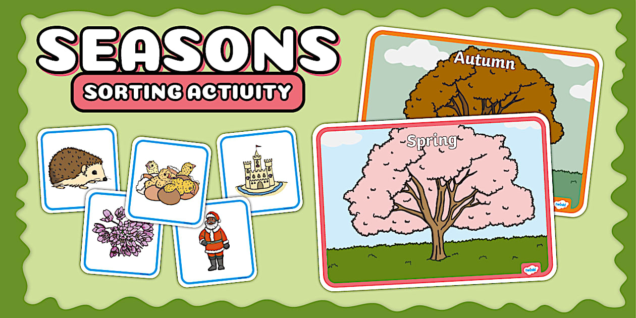 Seasons Sorting Activity
