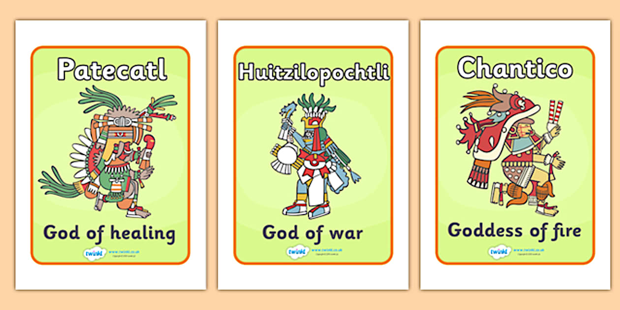 Aztec Display Posters (teacher made) - Twinkl