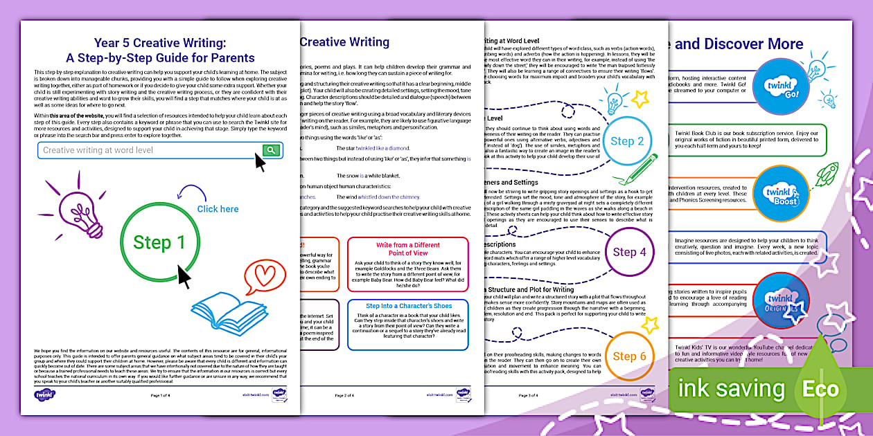 Year 5 Creative Writing: A Step-by-Step Guide for Parents