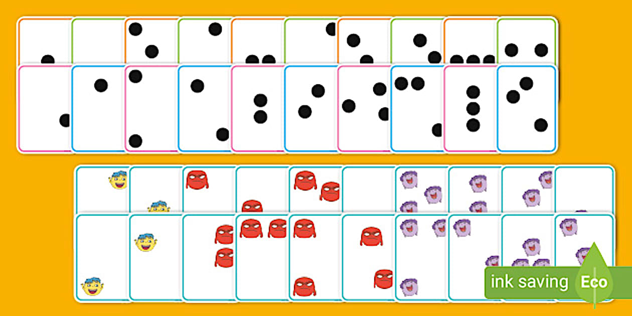 👉 All About Me Use Your Eyes and Subitise! Subitising Activity