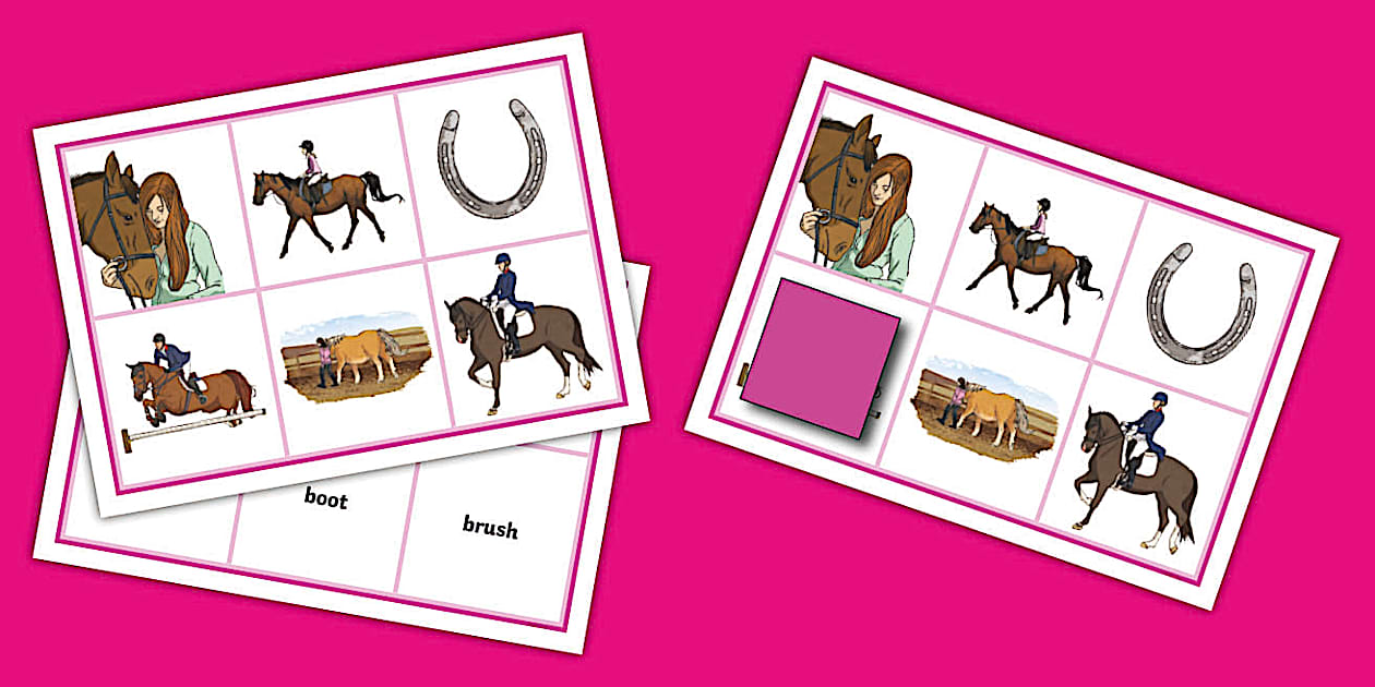 Equestrian Bingo Pack (teacher made) - Twinkl