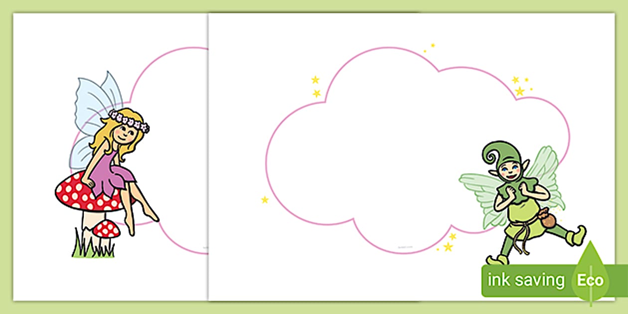 Editable Fairy Display Posters (teacher made) - Twinkl