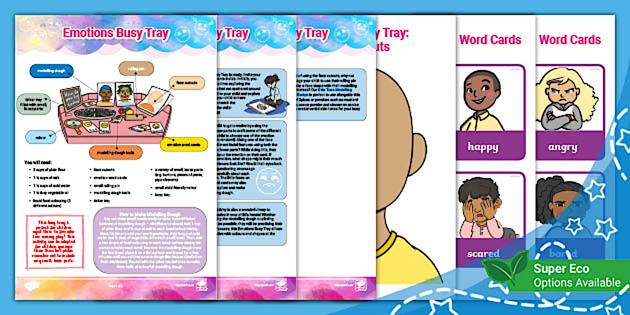 Emotions Busy Tray | Family Wellbeing Support (teacher made)