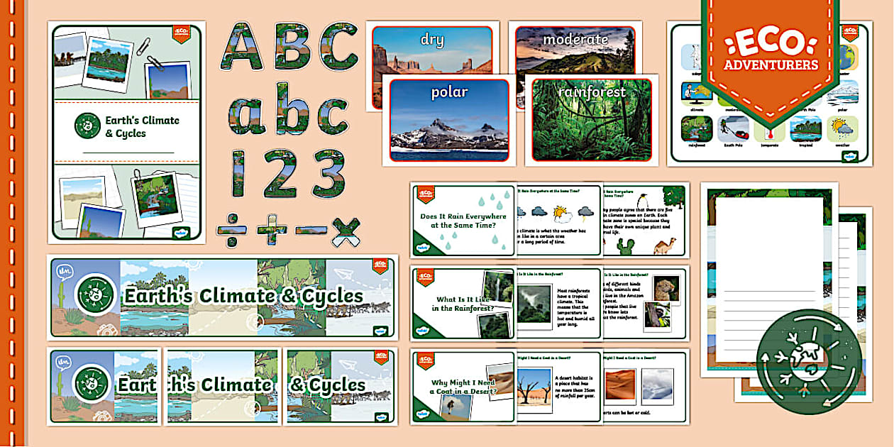 *Year 2 Earth's Climate & Cycles Display Pack* - Twinkl