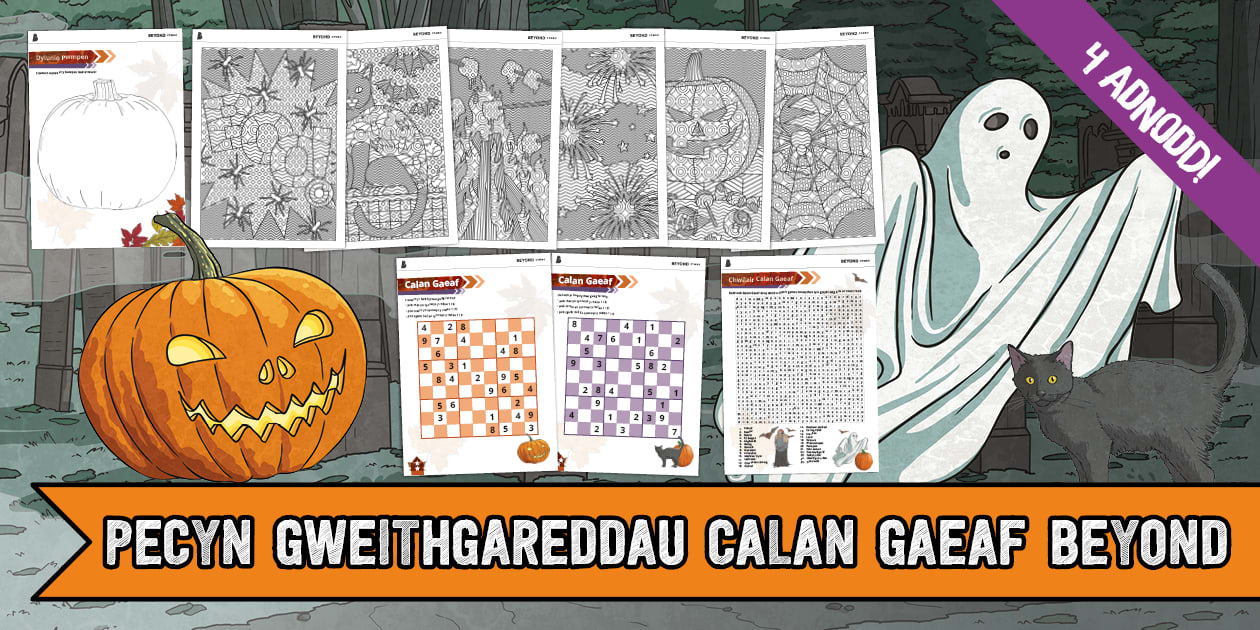 Pecyn Gweithgareddau Calan Gaeaf Beyond