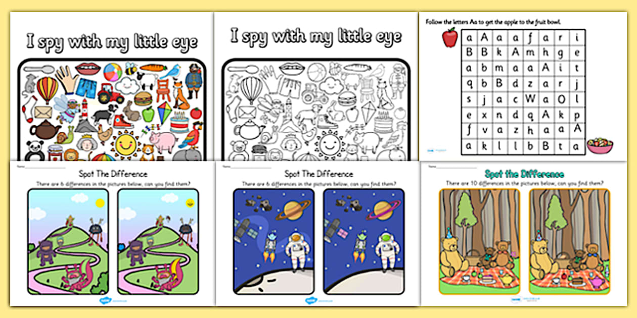 Visual Perception Resource Pack (teacher made) - Twinkl