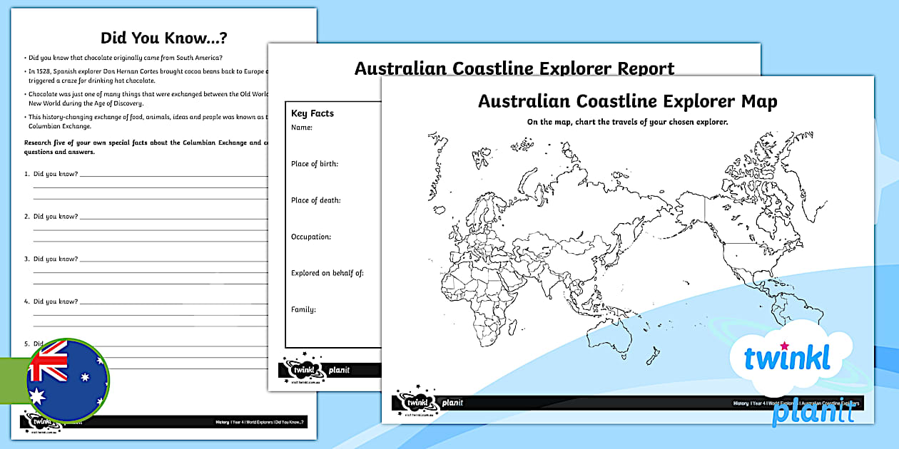 Year 4 History Worksheets | Home Learning | World Explorers