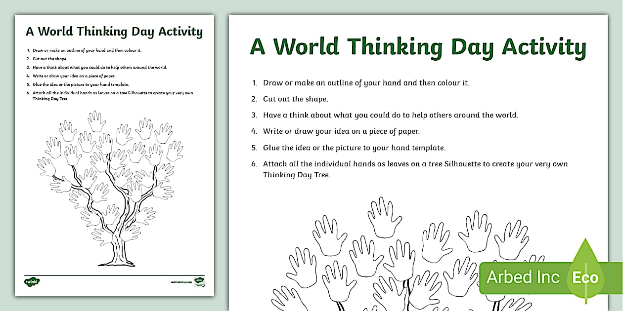 A World Thinking Day Activity (teacher made) - Twinkl