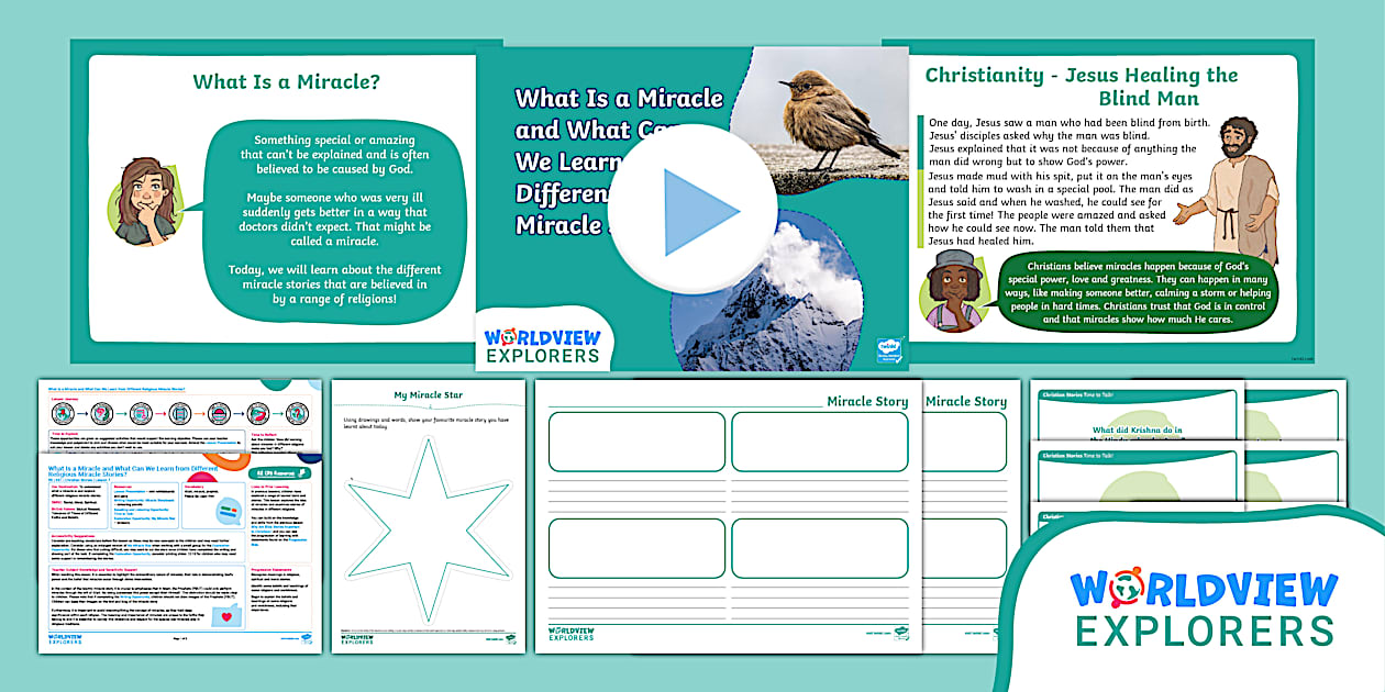 RE: Christian Stories: KS1 Additional Lesson Pack 1 - Twinkl