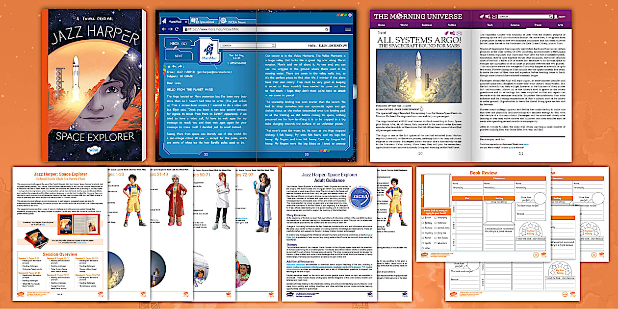 Jazz Harper: Space Explorer KS2 Book Club Resource Pack