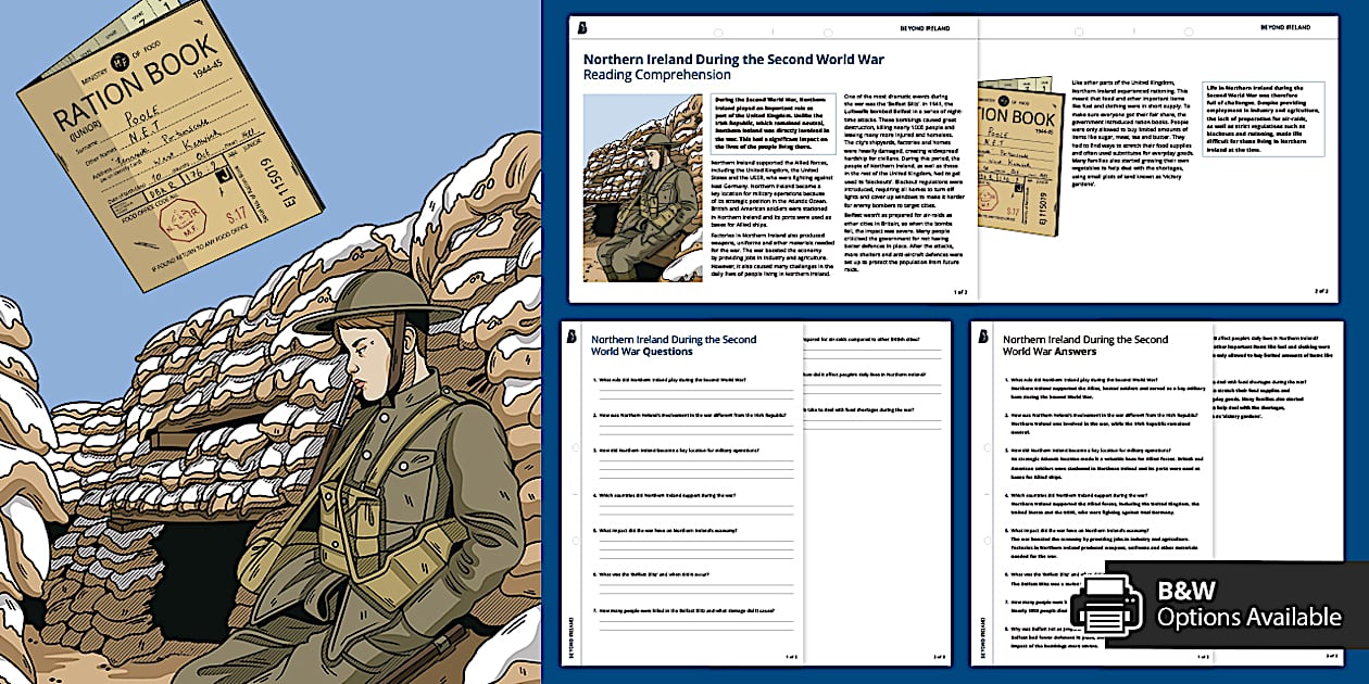 Northern Ireland During the Second World War Reading Comprehension