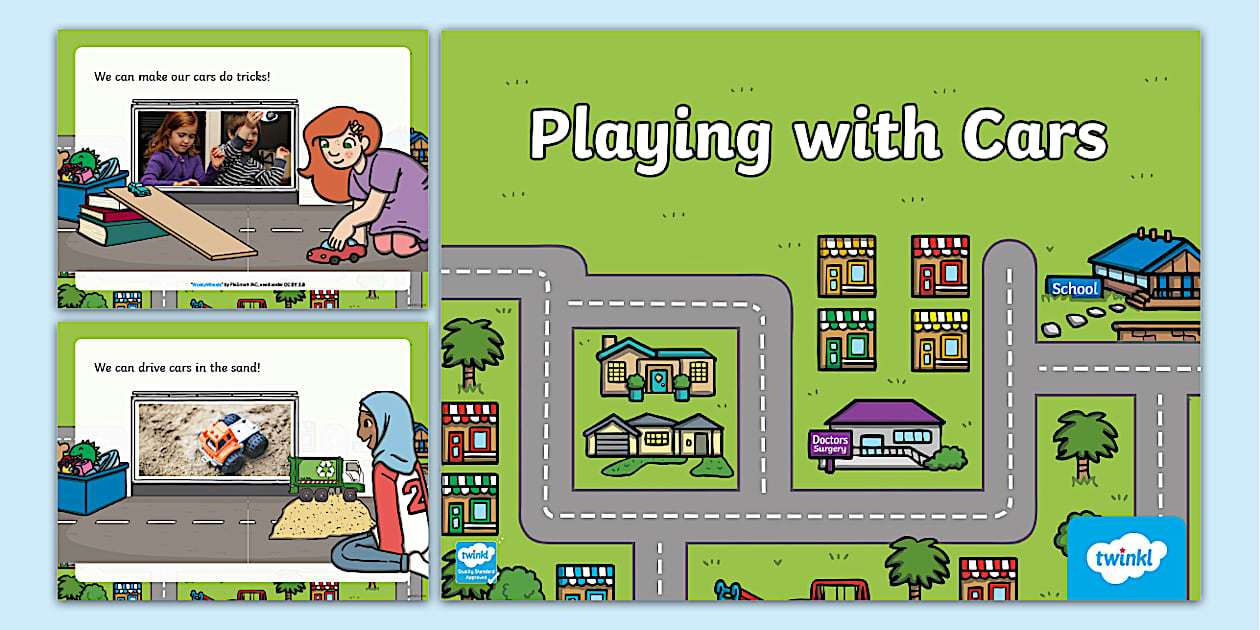 Playing With Cars: Rules for Play (teacher made) - Twinkl