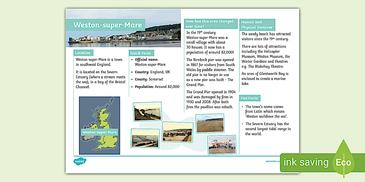 Weston-super-Mare Fact File