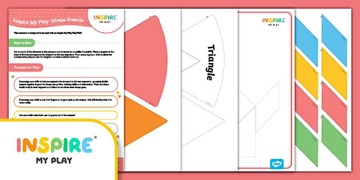 Inspire My Play: Shape Inserts (Teacher-Made) - Twinkl