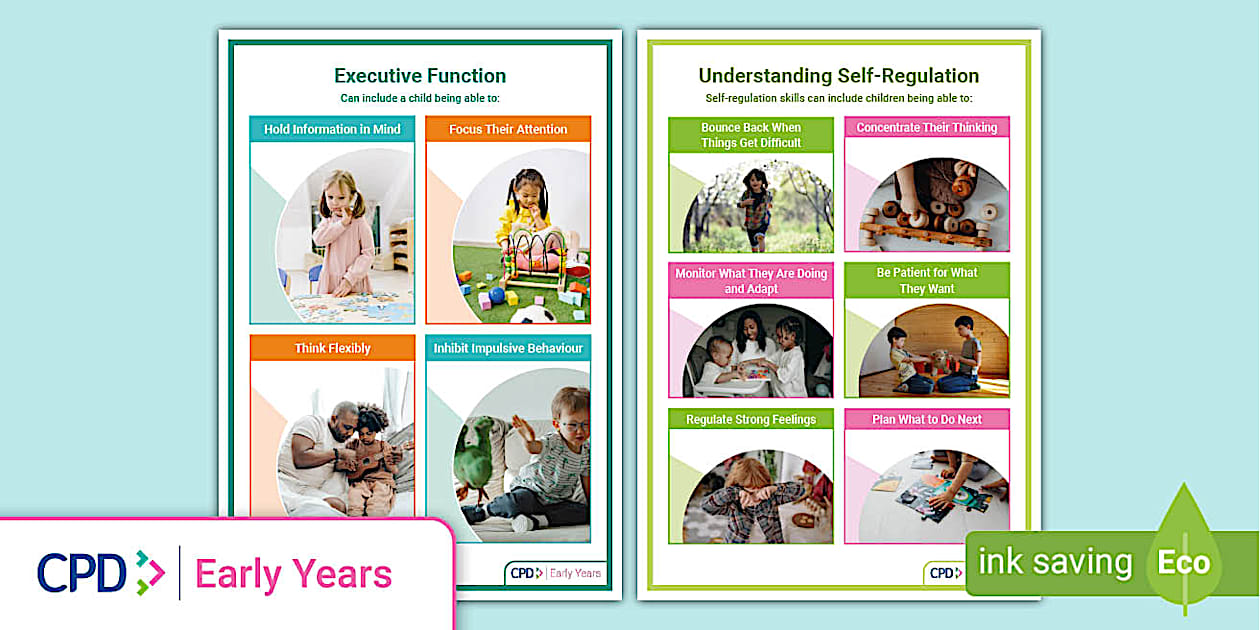 Executive Function and Self-Regulation EYFS Posters | Twinkl