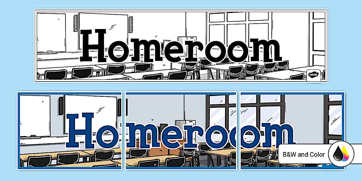 Homeroom Banner (teacher made) - Twinkl