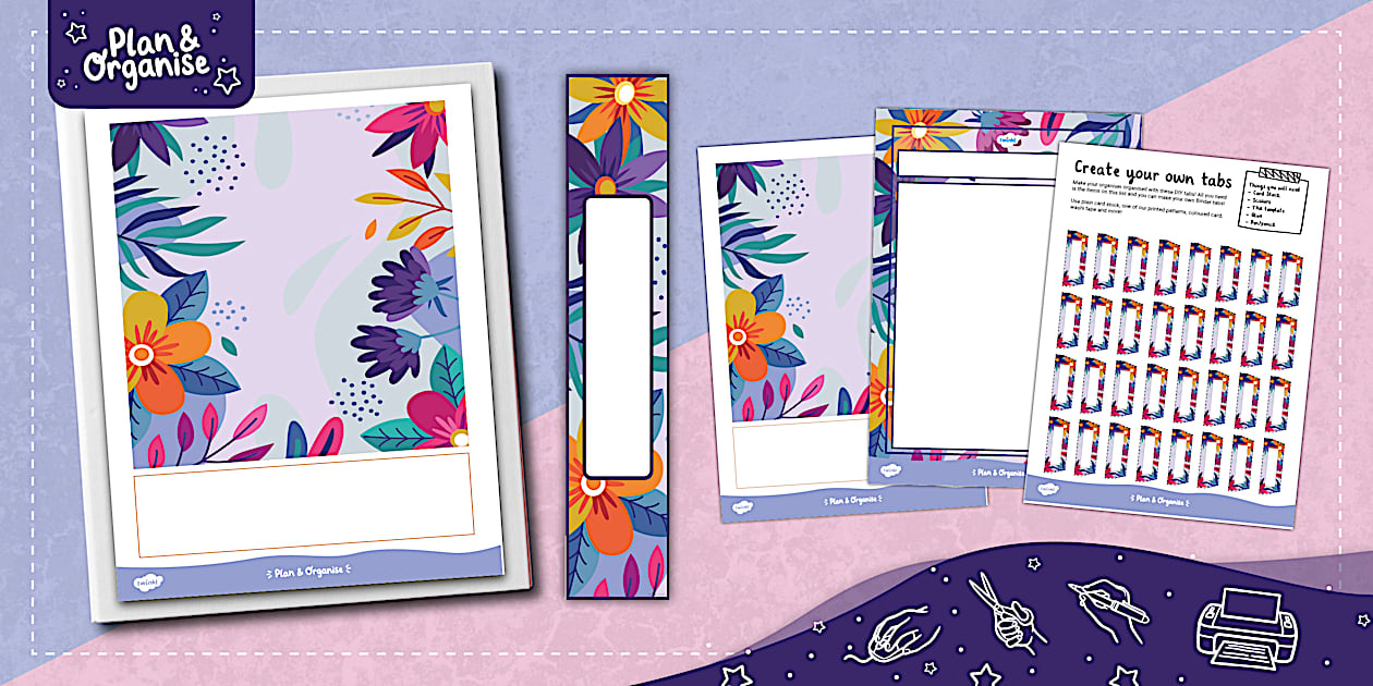 Floral Jungle | Personalised Binder Pack