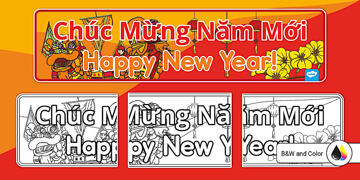 Tet Celebration Banner | Social Studies | Decoration
