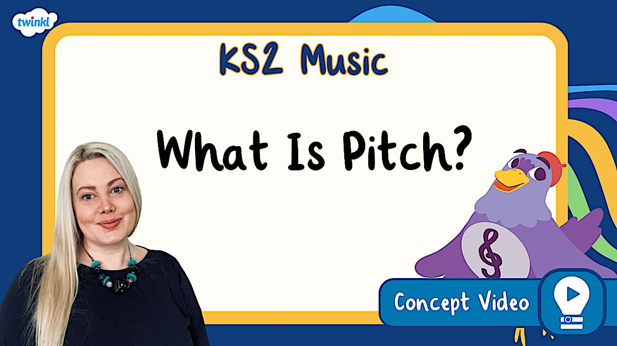 👉 What Is Pitch? | KS2 Music Concept Video (teacher made)
