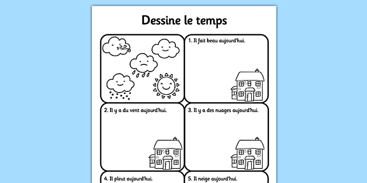 French Weather Activity - Learning Resources (teacher made)