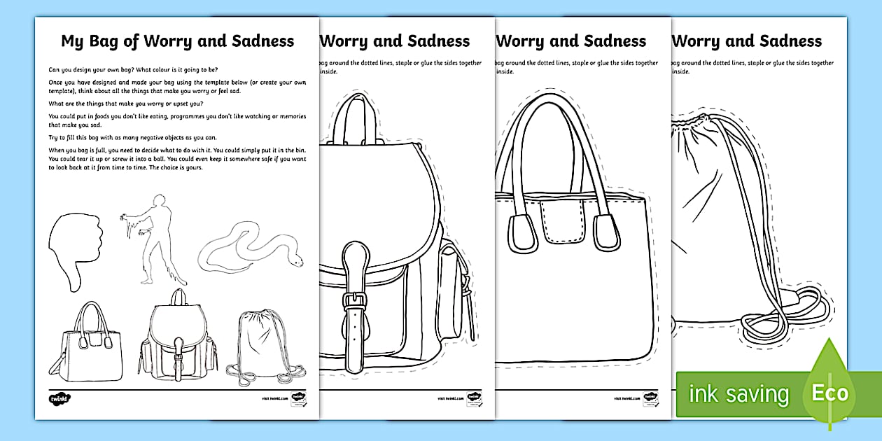 Emotions | Worry Bag Activity | Twinkl (teacher made)