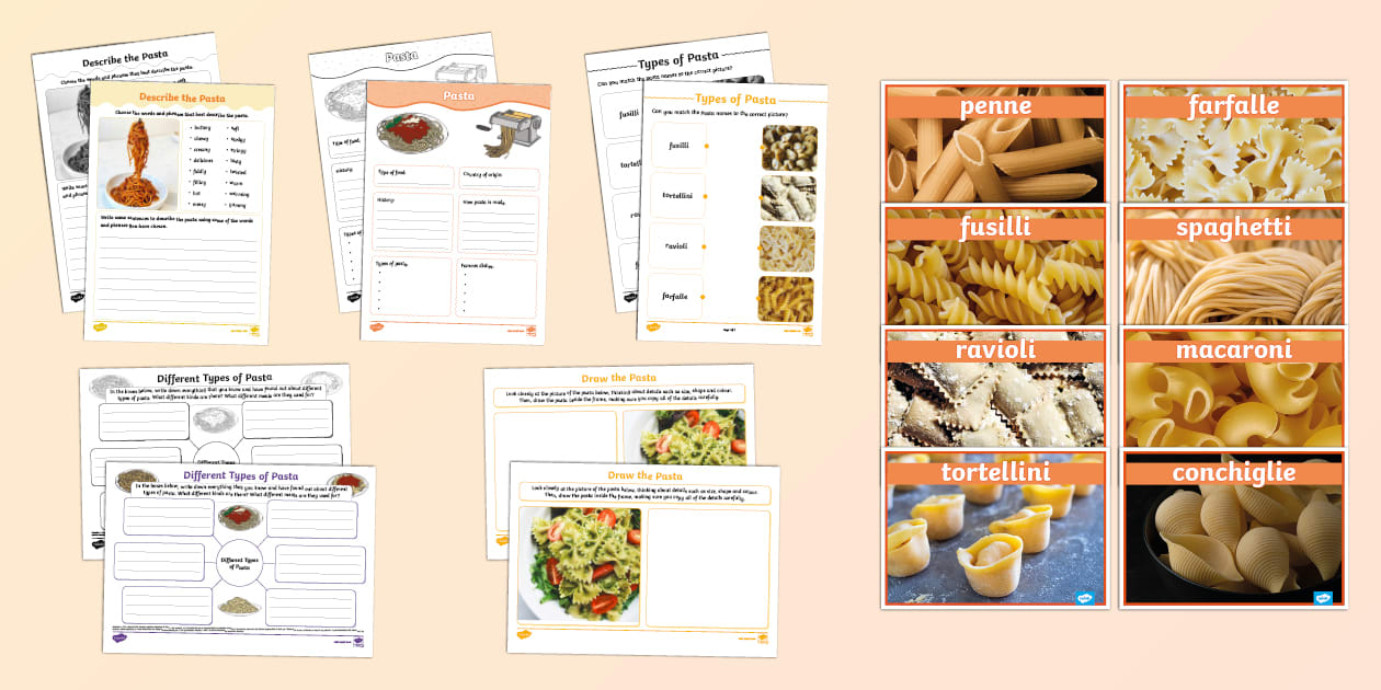 All About Pasta Resource Pack (teacher made) - Twinkl
