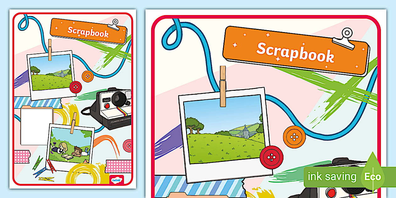 Scrapbook Cover - EYFS (teacher made) - Twinkl