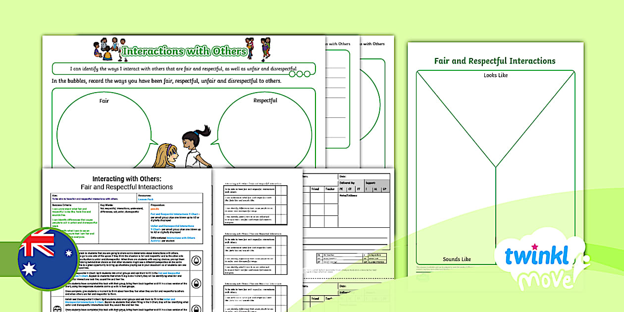 Year 2 Health Interacting with Others: Fair and Respectful Interactions