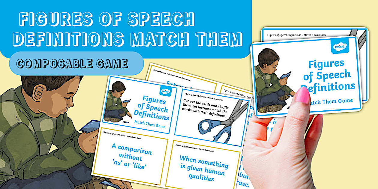 IP English Figure of Speech Definitions Match Them Game