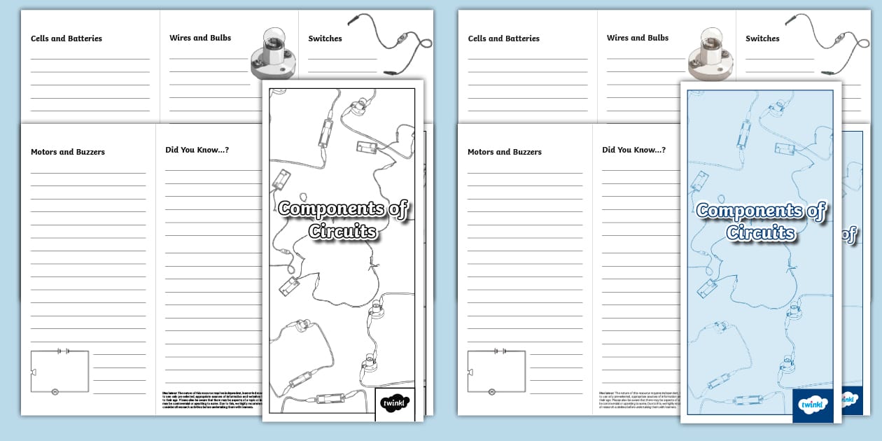 Components of Circuits Leaflet Template (teacher made)
