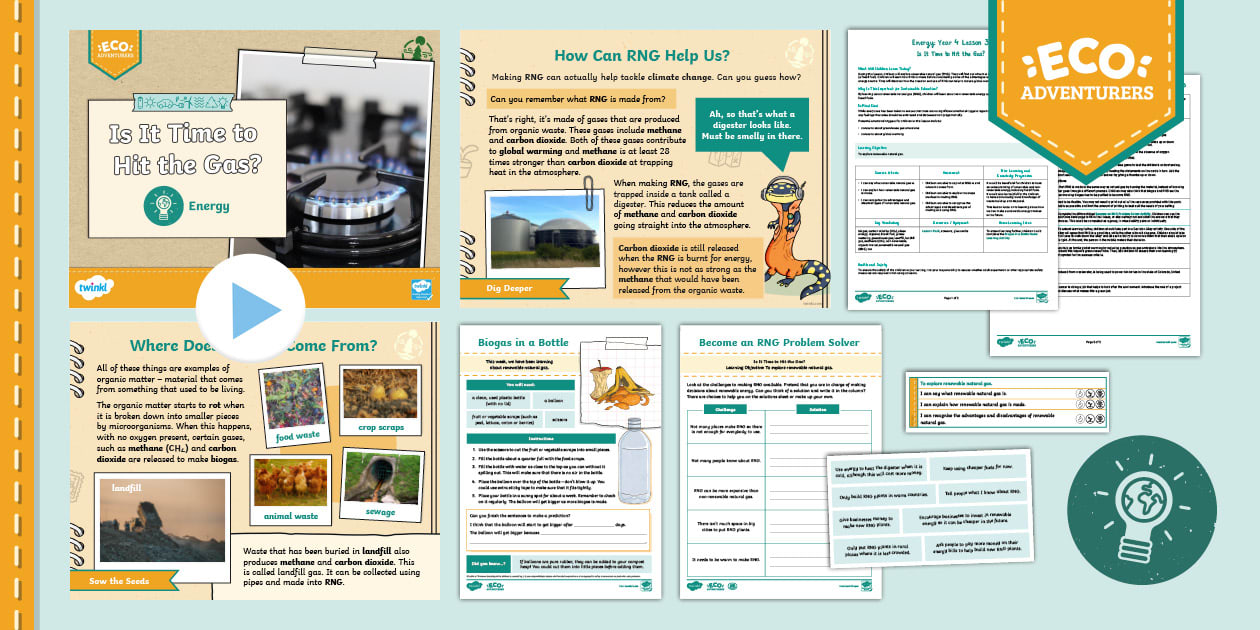 Year 4 Energy Lesson 3 Is It Time to Hit the Gas