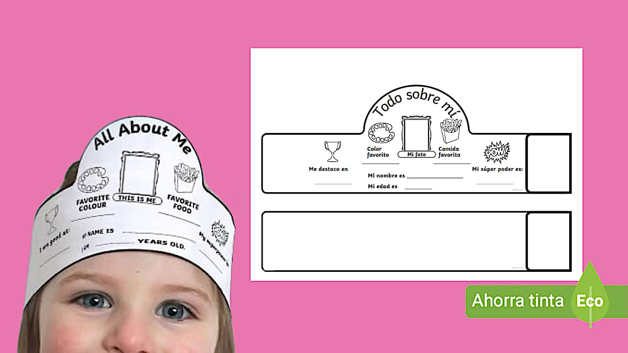 Manualidad diadema mi primer día de clase - Twinkl Colombia