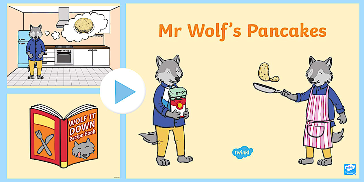 PowerPoint to Support Teaching on Mr Wolf's Pancakes