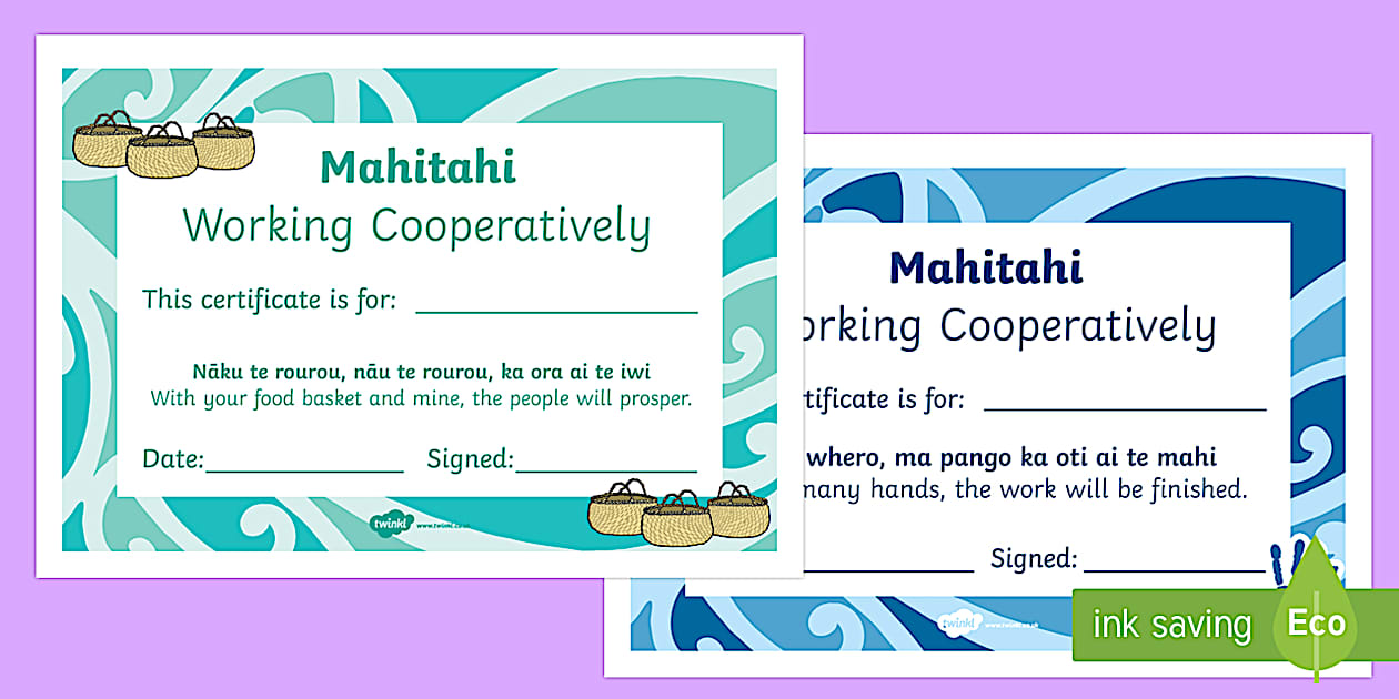 Editable Celebrating the Child Certificates English/Te Reo Maori