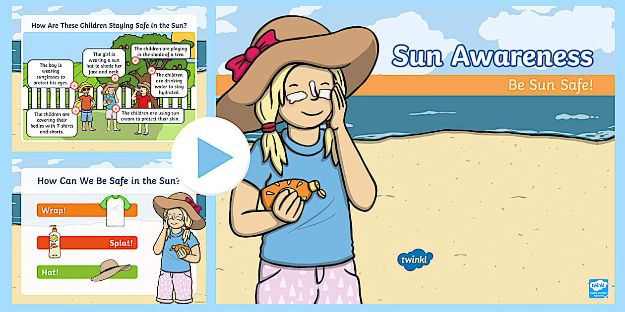 Sun Safety PowerPoint (teacher made) - Twinkl