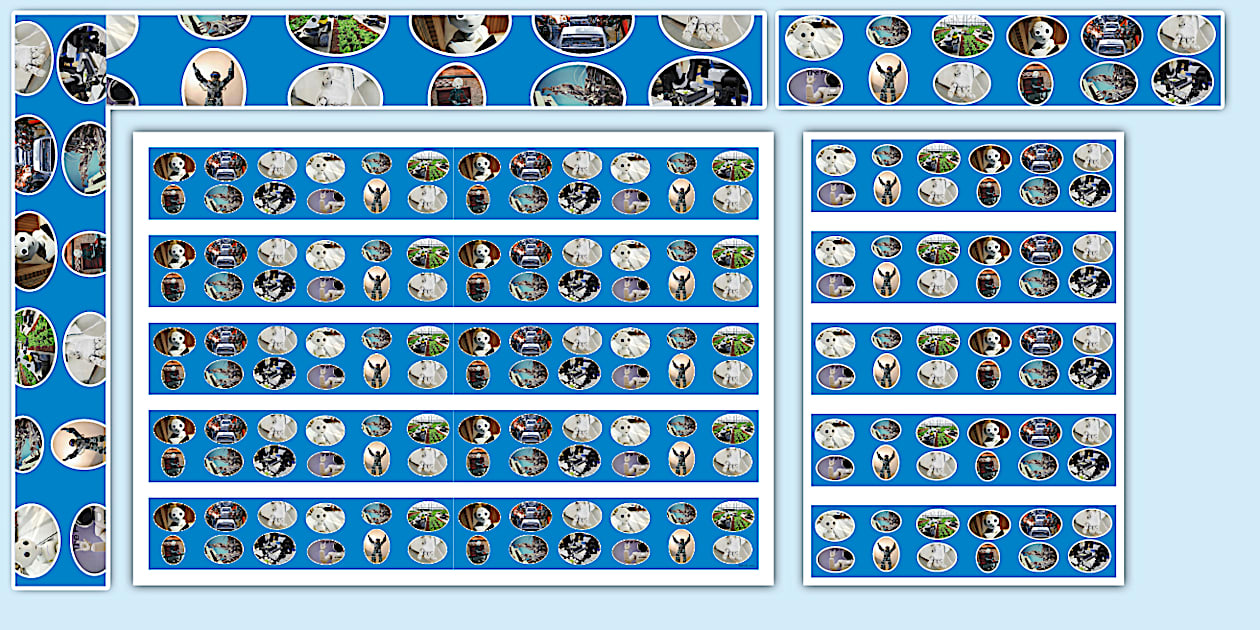 Robot Photo Display Borders - Twinkl - KS2 (teacher made)