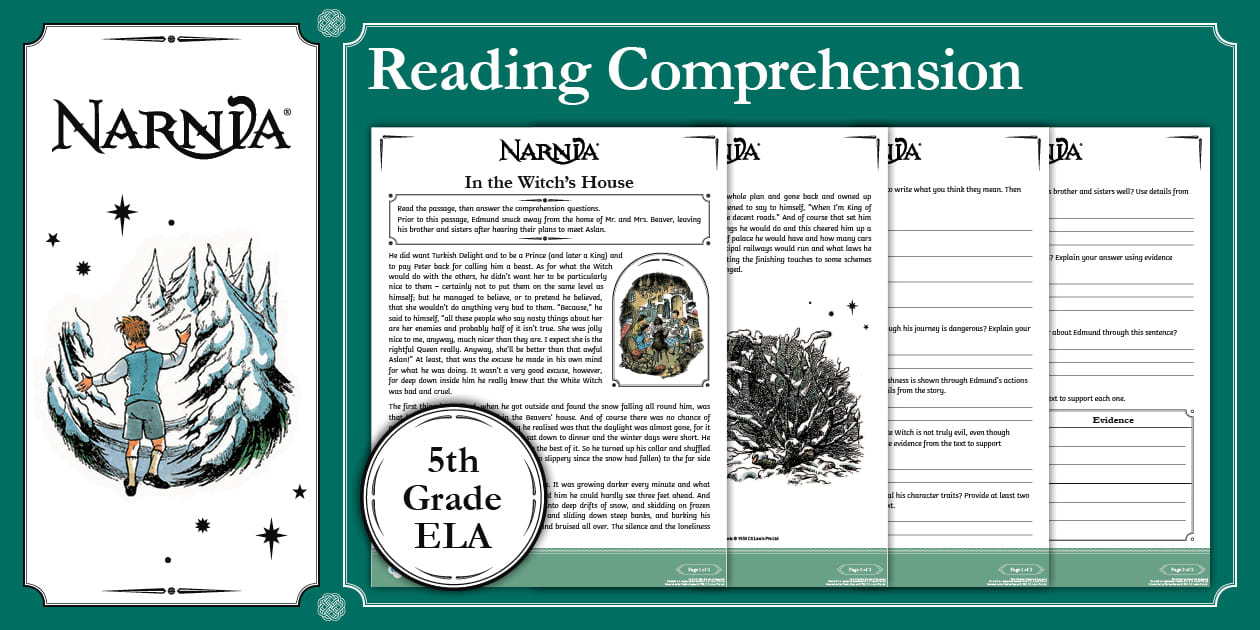 The Lion, the Witch and the Wardrobe: Reading Comprehension