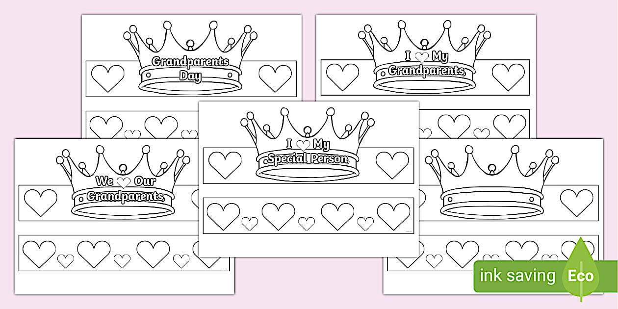 Grandparents Day/Special Person Crown Craft