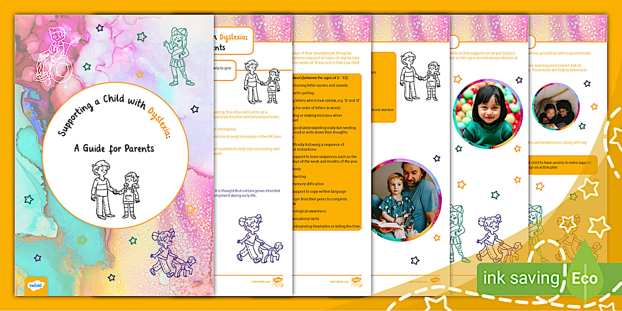 Parent Guide To Supporting A Child With Dyslexia - Twinkl