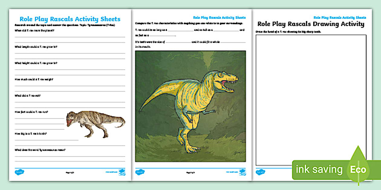 Role Play Rascals Fact File Activity - Resources - Twinkl