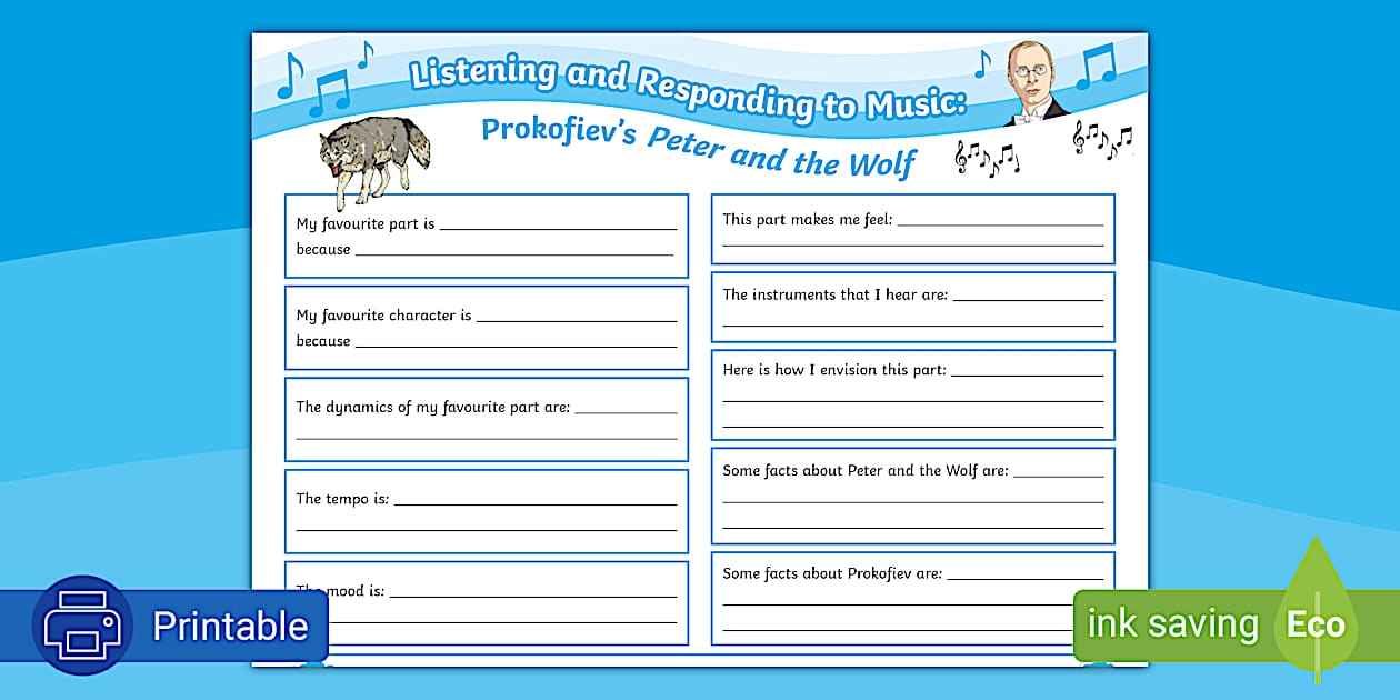 Listening and Responding to Music - Peter and the Wolf