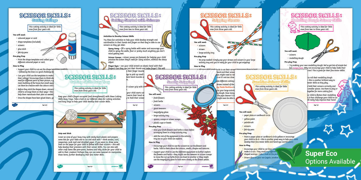 Scissor Skills Activities for Kids | 0-5 Fine Motor Skills